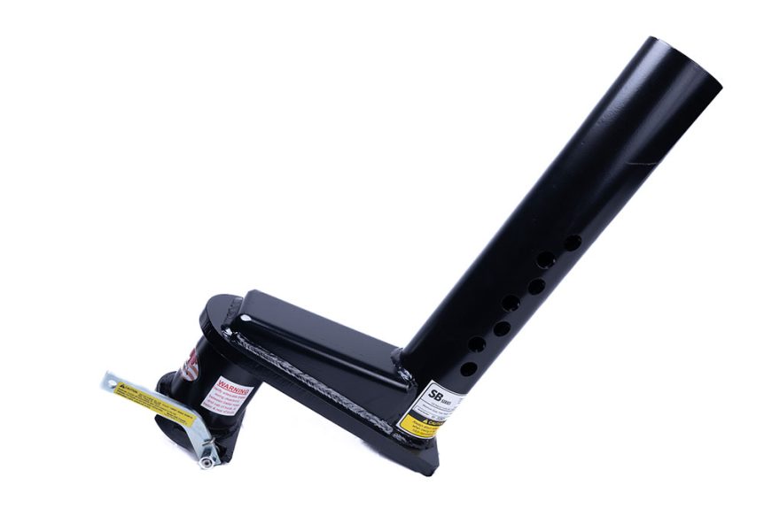 Gooseneck Extension | SB1 - 9″ Offset Round Gooseneck Coupler | PopUp Hitch